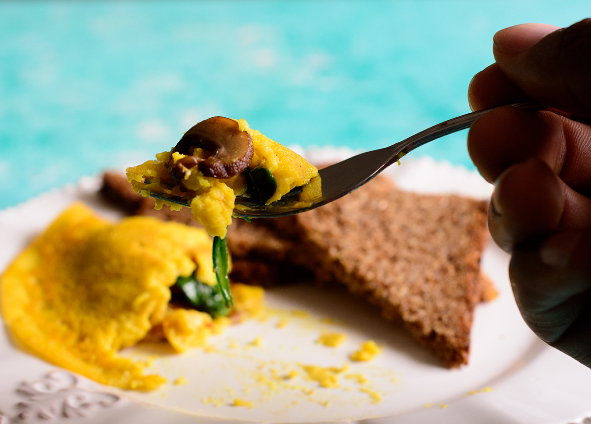 Vegan Omelette - Easy Recipe using Ackees - Amazing Ackee